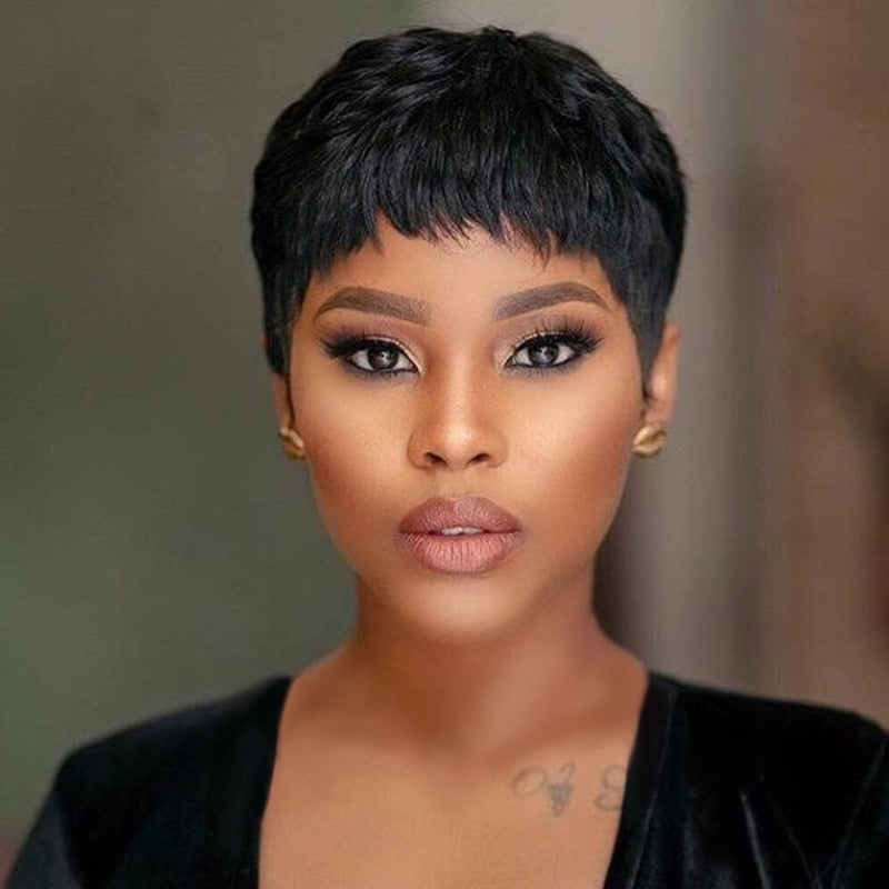 Whimsical & Natural Short Synthetic Wig – Misstalula's Hair Gallery